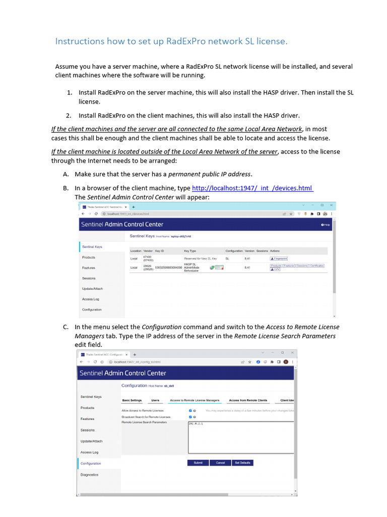 NetworkKeySetUp_rev230419 | Download Free PDF | Server (Computing) | System Administrator