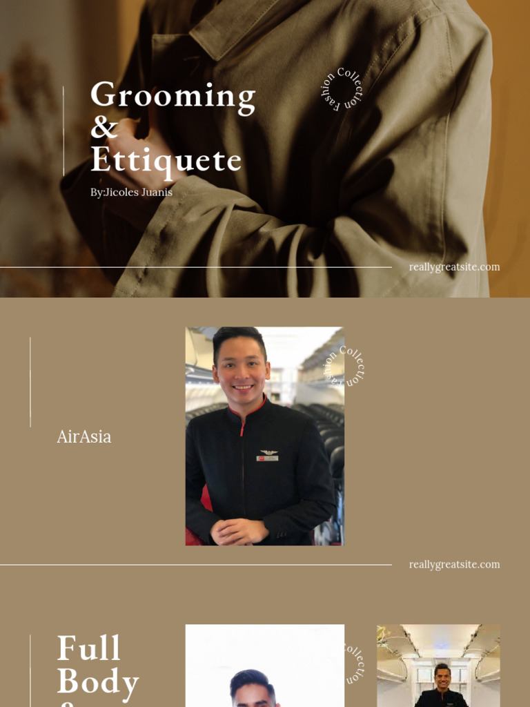 Airasia Male Cabin Crew Grooming | PDF