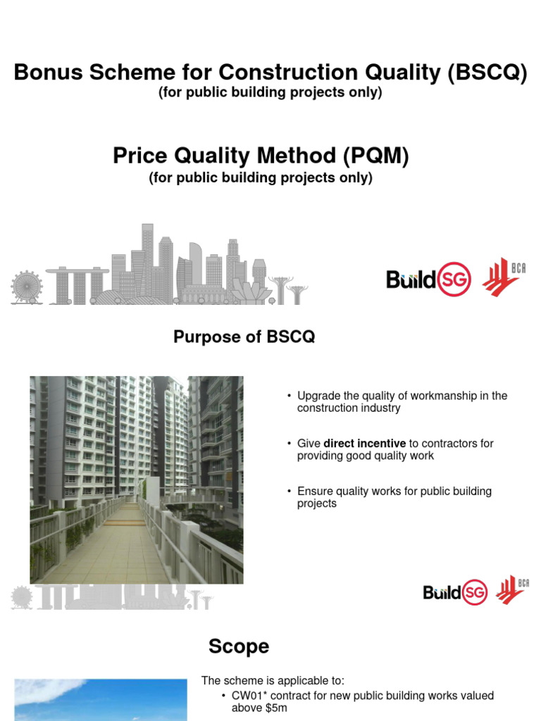 Bonus Scheme for Construction Quality Guide | PDF | Business | Economies