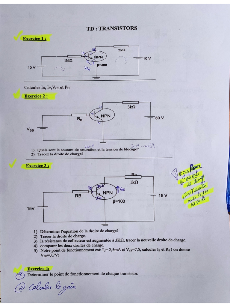 Corr TD Transistors CE | PDF