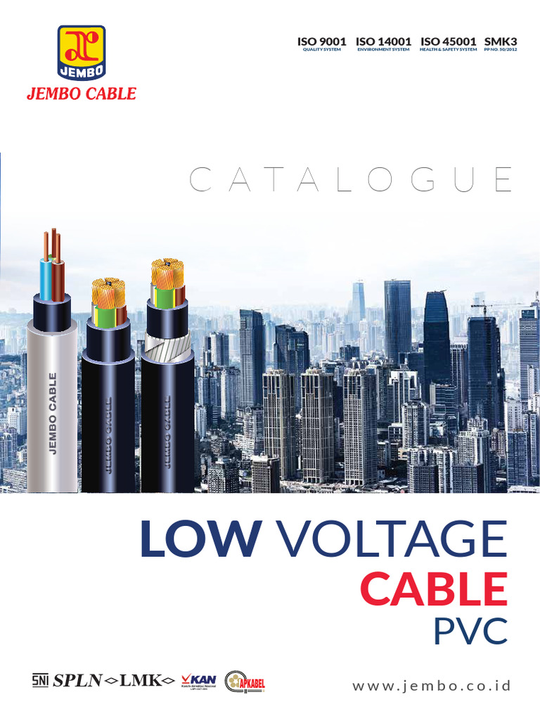 PT Jembo Cable Low Voltage Catalogue | PDF | Inductor | Electrical ...