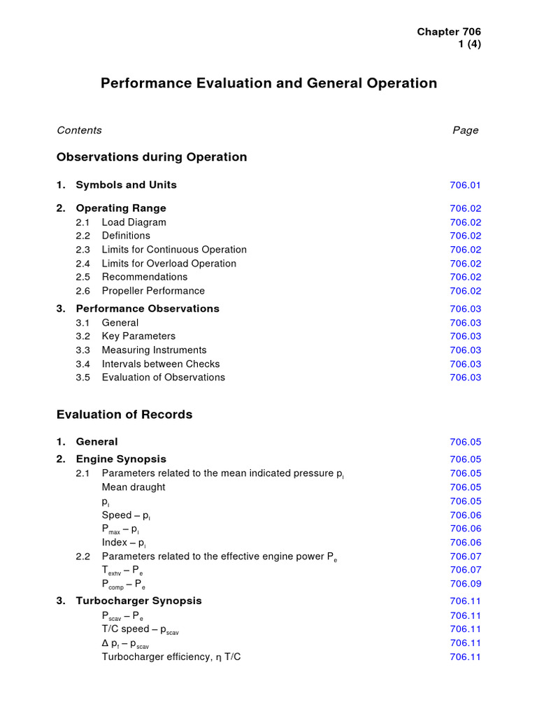 Performance Evaluation and General Operation | Download Free PDF | Turbocharger | Internal ...