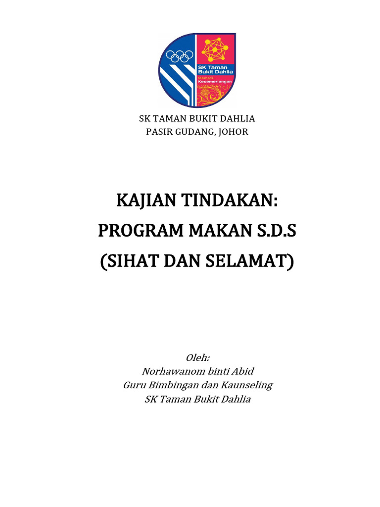 Kajian Tindakan Amalan Baik Program Makan SDS | PDF