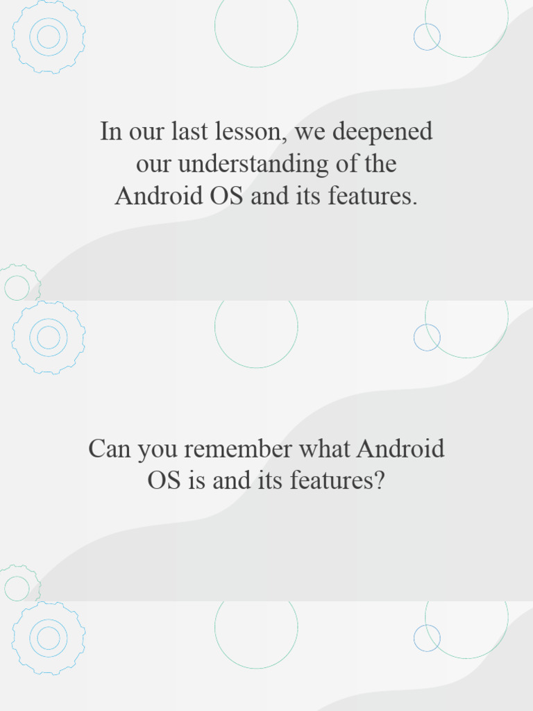 Lesson 2 Android Development Framework | PDF | Android (Operating System) | Application Software