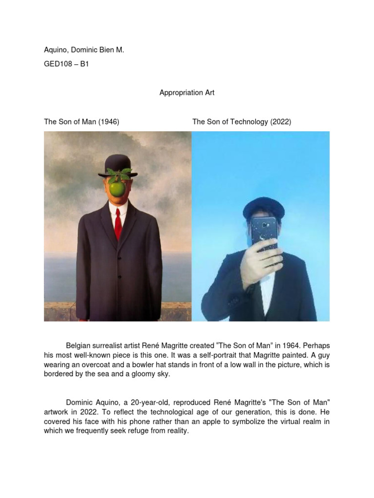 Modern Appropriation Art Reinterpretations | PDF | Young Adult