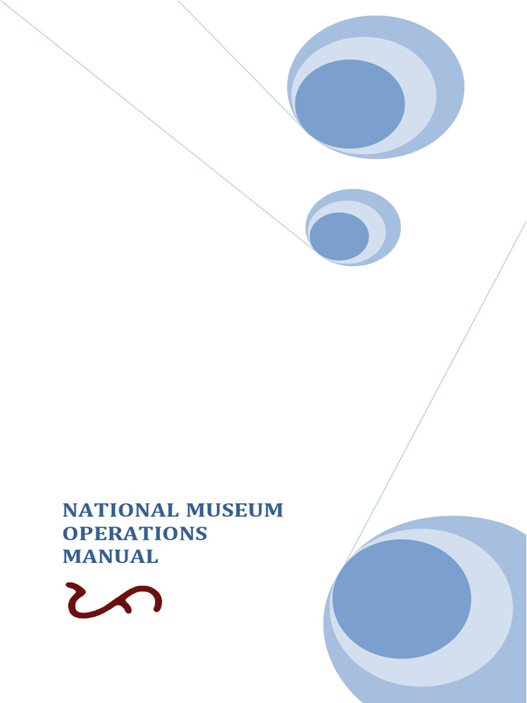 National Museum Operations Manual | PDF | Museum | Cultural Heritage