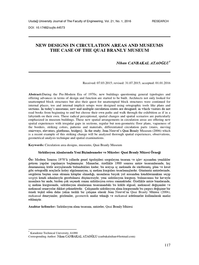 New Designs in Circulation Areas and Museums | PDF | Geometry | Space