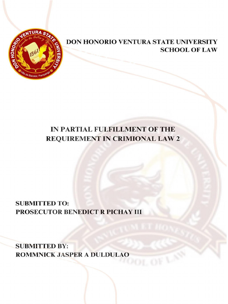 Criminal Law - Book II | PDF | Piracy | Detention (Imprisonment)