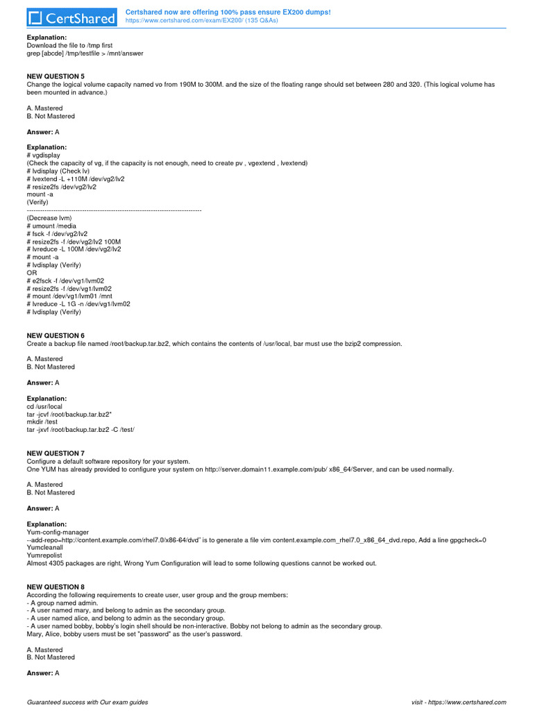 Ex200 4-3 | PDF | Information Technology Management | System Software