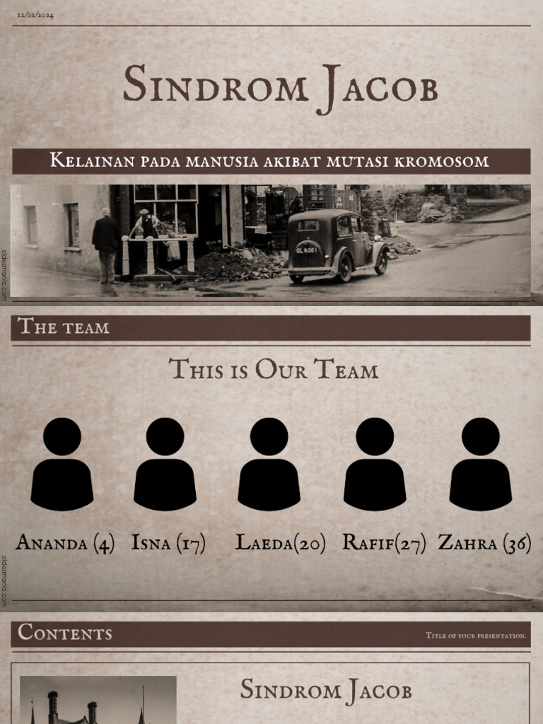 Sindrom Jacob | PDF | Sains & Matematika