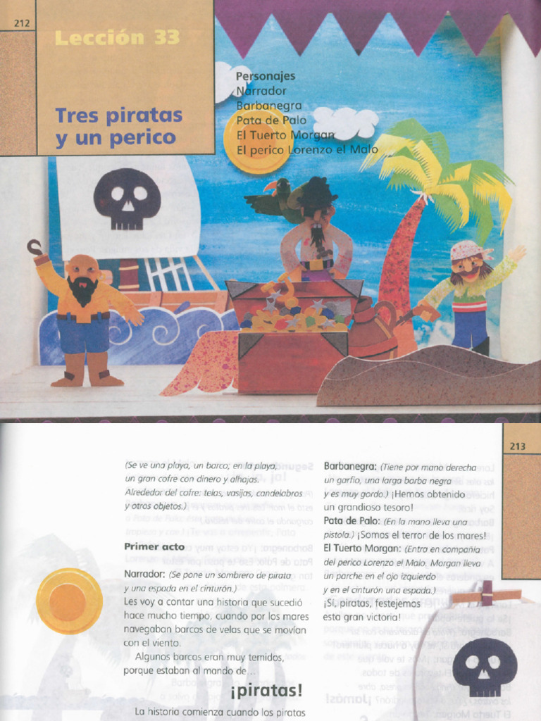 3 Piratas y Un Perico | PDF