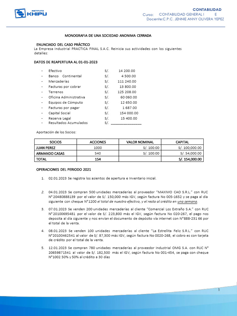 Indesi | PDF | Contabilidad | Negocios económicos