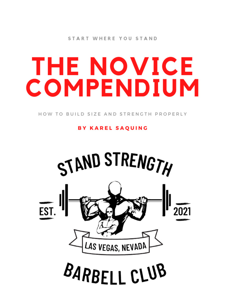 Novice Strength Training Guide | PDF | Strength Training | Weight