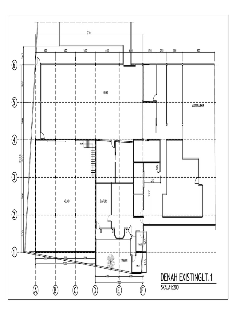 Denah Existing | PDF