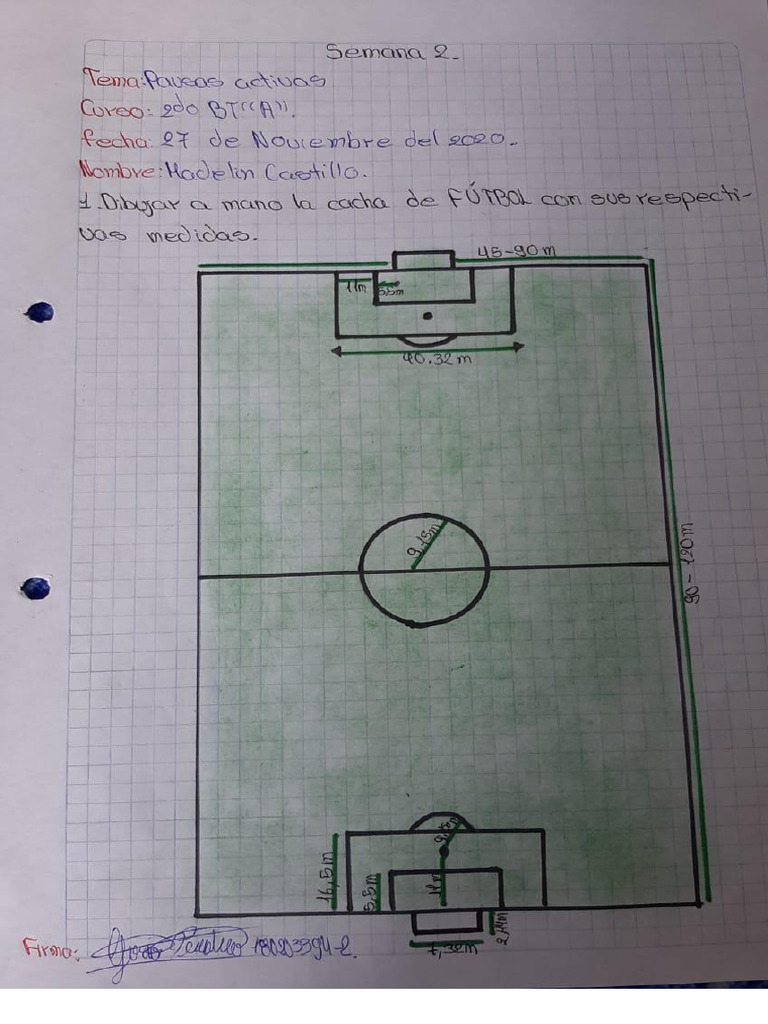 Semana 2 Dibujar Cacha de Futbol Madelin Castillo | PDF