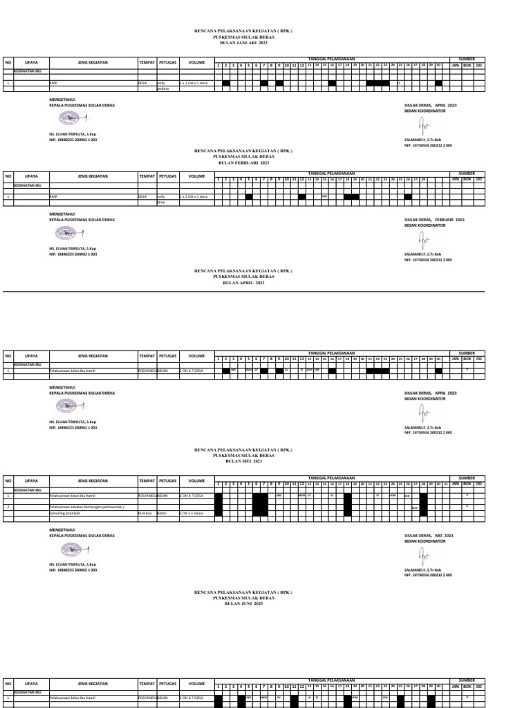 RPK Bulanan 2023 | PDF
