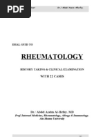Rheumatology Physical Exam Guide | PDF | Finger | Hand