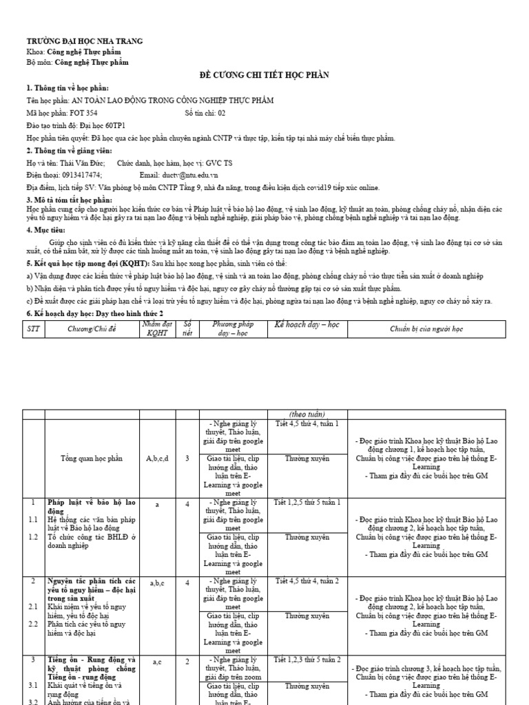 Dccthp-An Toan Lao Dong 60TP1 | PDF