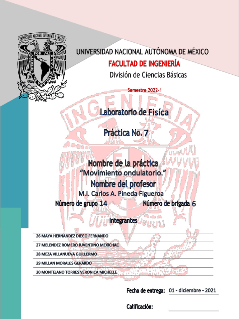 Brigada6 Practica7 FF | PDF | Olas | Frecuencia