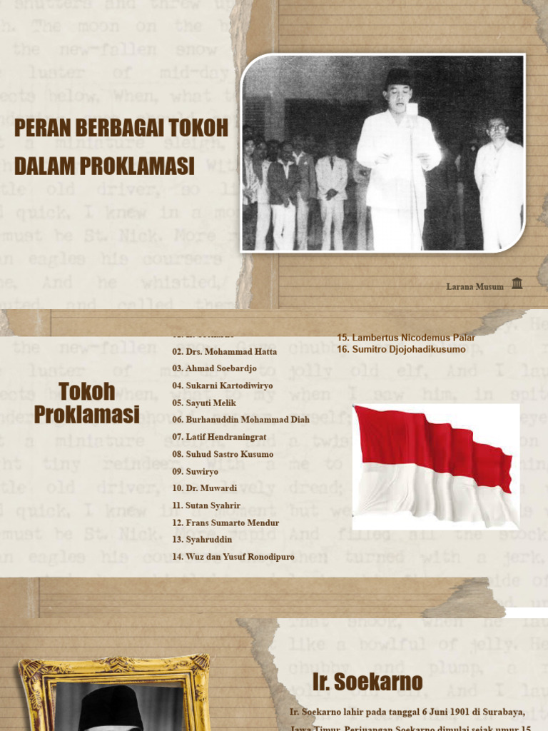 Tokoh - Tokoh Proklamasi | PDF