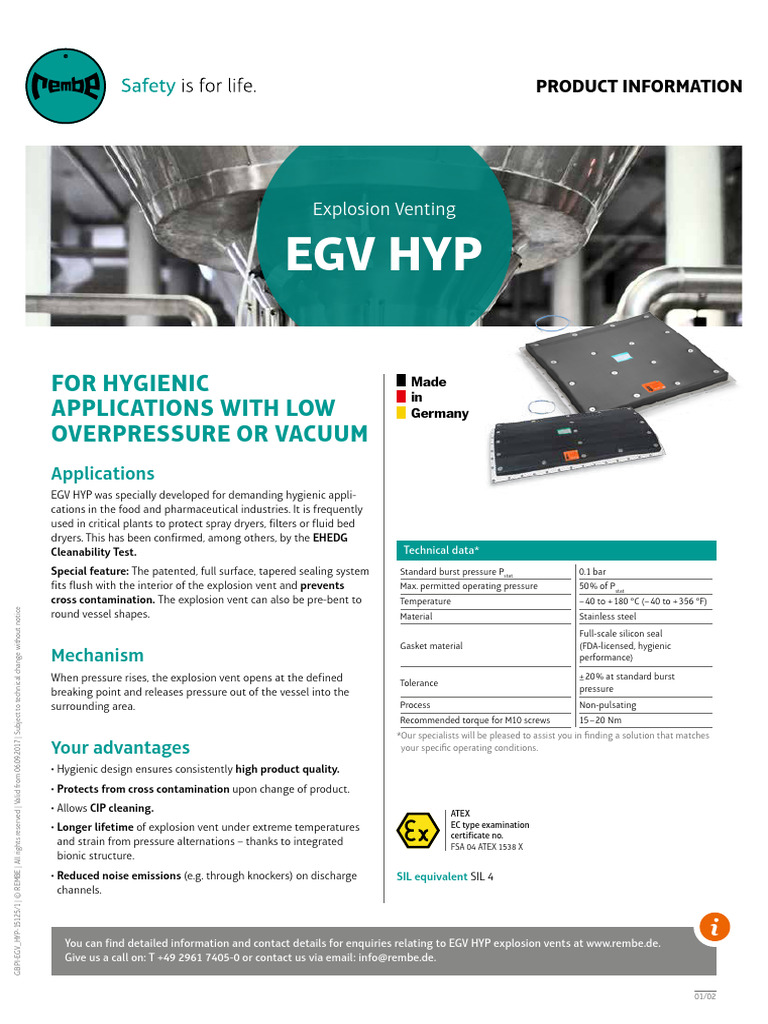 Product Information EGV HYP | PDF | Mechanical Engineering | Industrial Processes