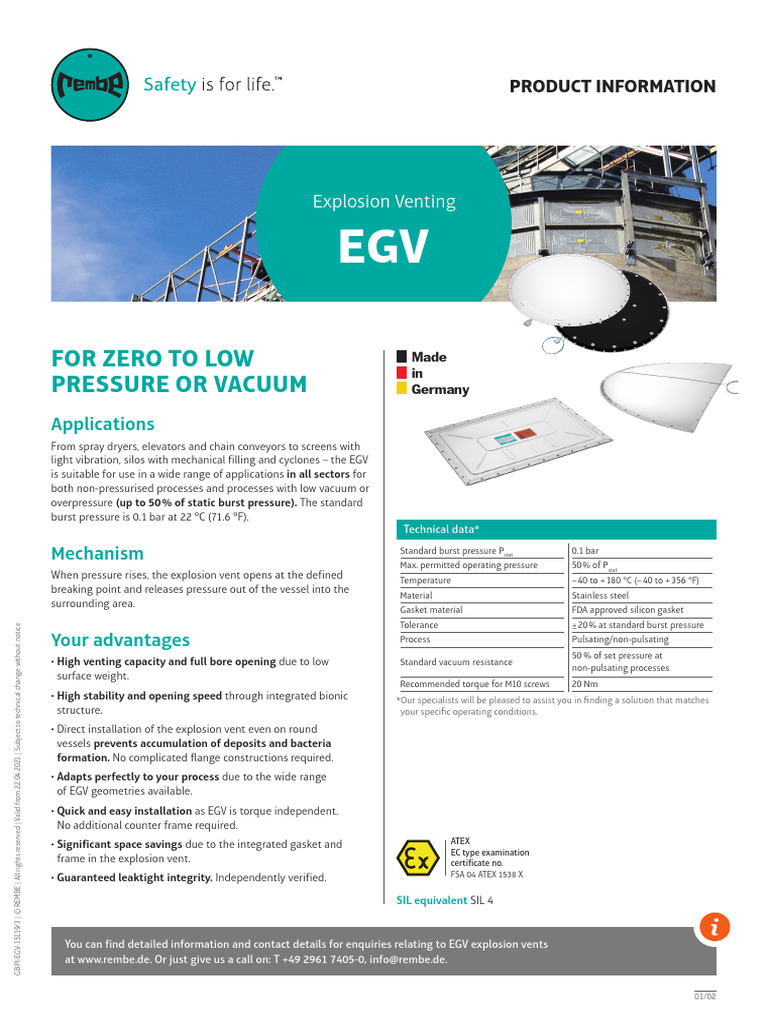 Product Information EGV | PDF | Mechanical Engineering | Industrial ...