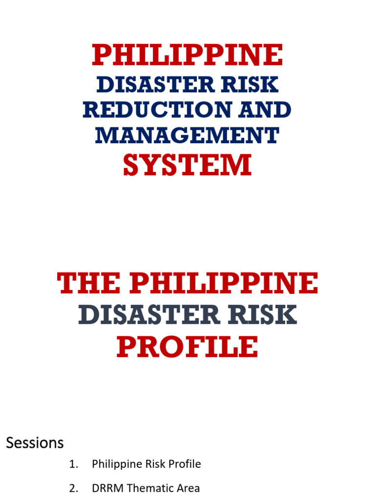 DRRM Presentation | Download Free PDF | Emergency Management | Natural Disasters