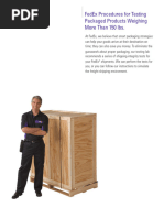 Drop Test ISTA 1A 2001 Standard | PDF