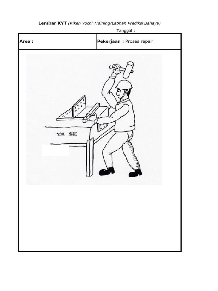 Lembar KYT untuk Proses Repair dan Drill | PDF
