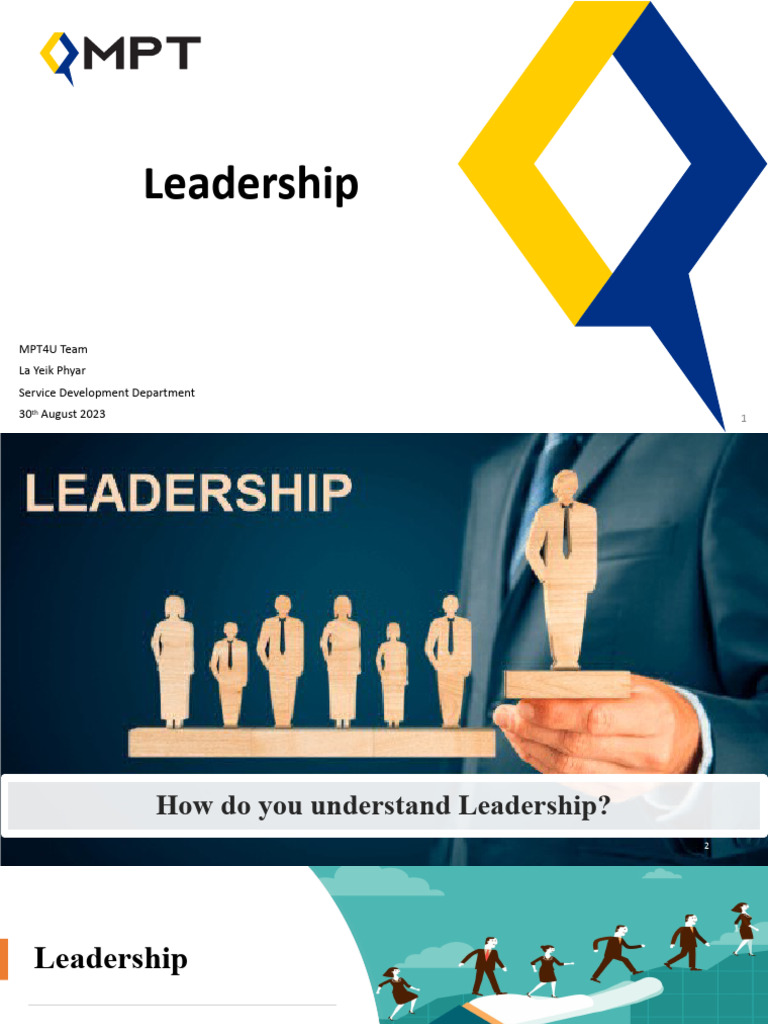 Leadership Presentation | PDF | Leadership | Control (Social And Political)