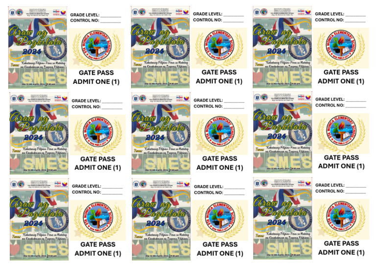 School Gate Passes | PDF | Computers