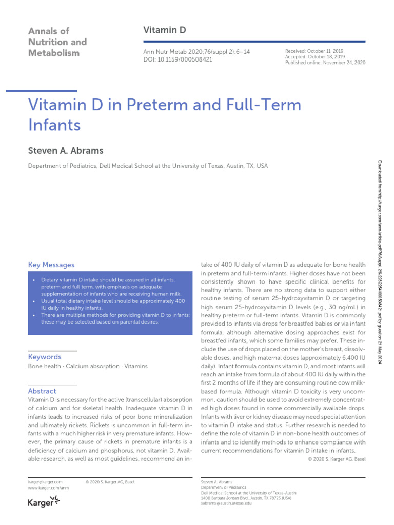 Vitamin D | PDF | Vitamin D | Vitamin