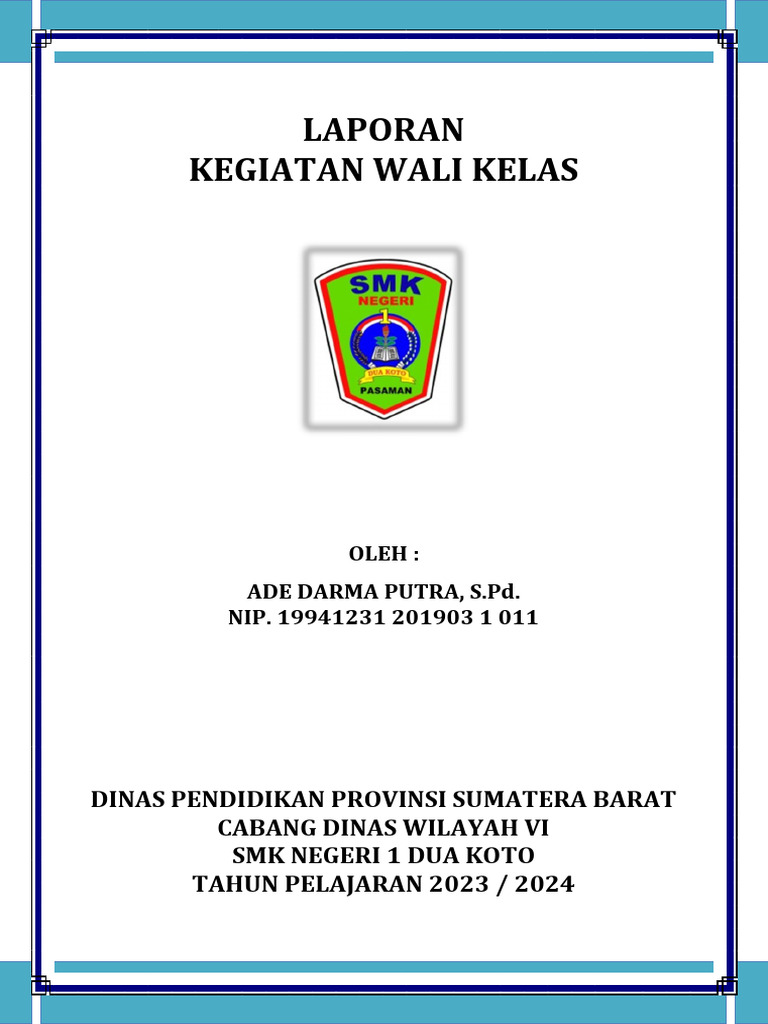 Program Kerja Walas Xii Atph Ade Darma Putra | PDF