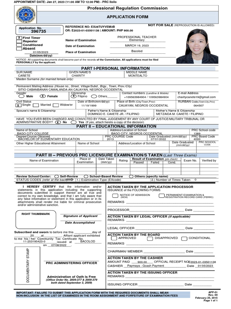 Application Form | PDF | Government | Justice