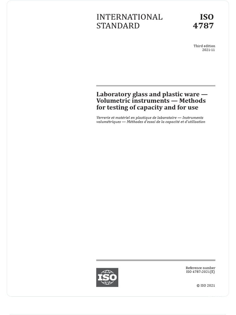 iso-4787-2021en-4787 | PDF | Density | Volume