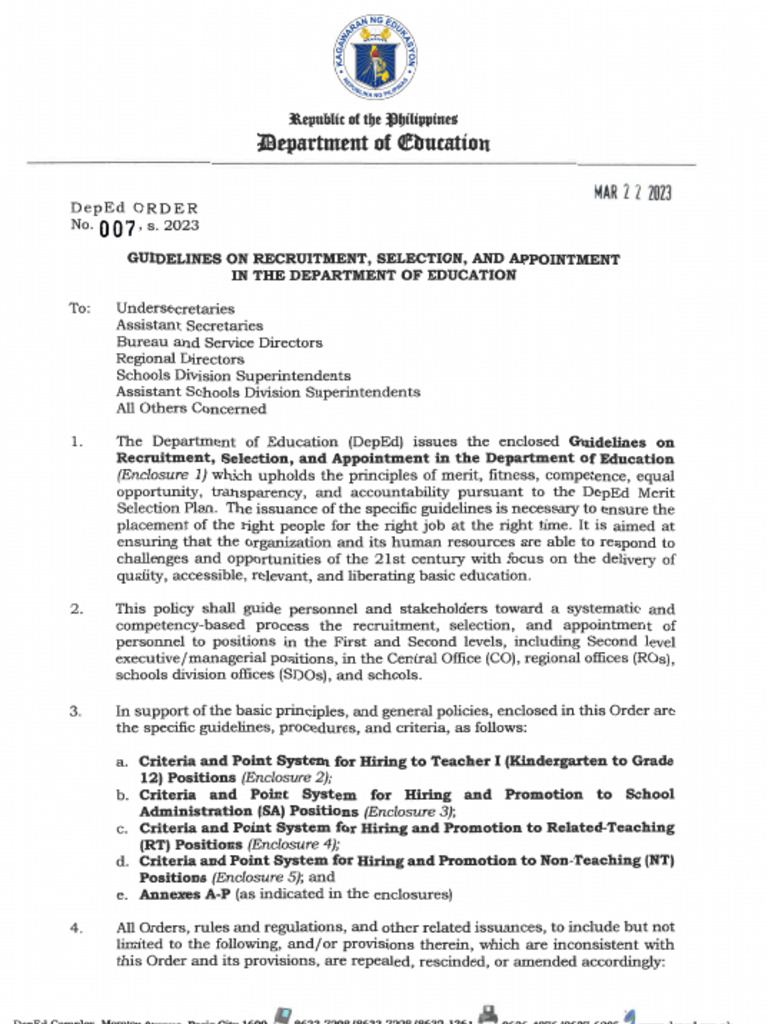 DO s2023 007-Teacherph - Com - 6 | PDF | Career & Growth