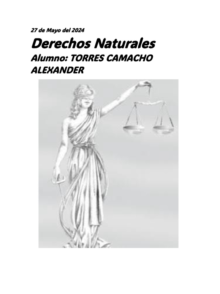 Derechos Naturales y su Relevancia | PDF | La Ley natural | Derechos ...