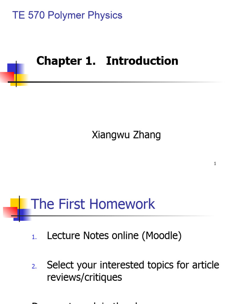 Chapter 1-Introduction | PDF | Polymers | Polyethylene