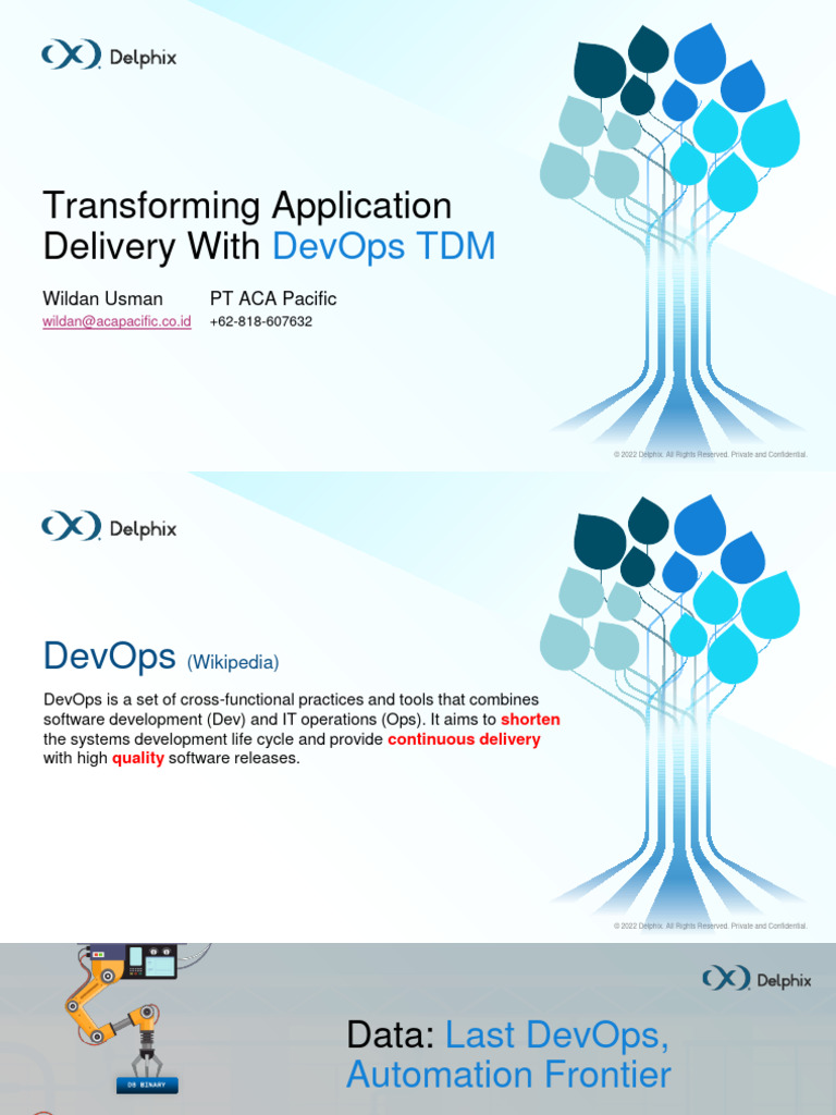 Delphix DevOps TDM XX2 - 240515 - 152045 | PDF | Databases | Cloud Computing
