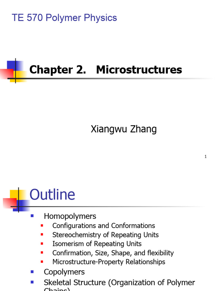 Chapter 2-Microstructures | PDF | Polymers | Cellulose