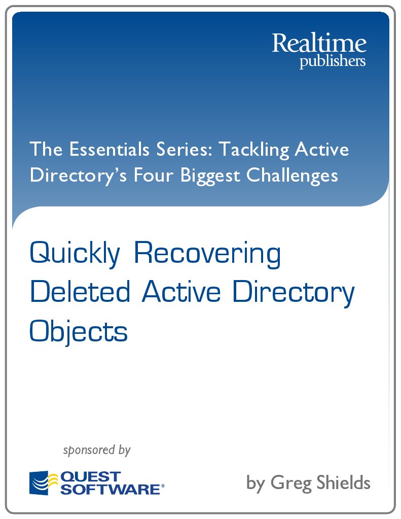 Active Directory Recovering Pdf Active Directory Information