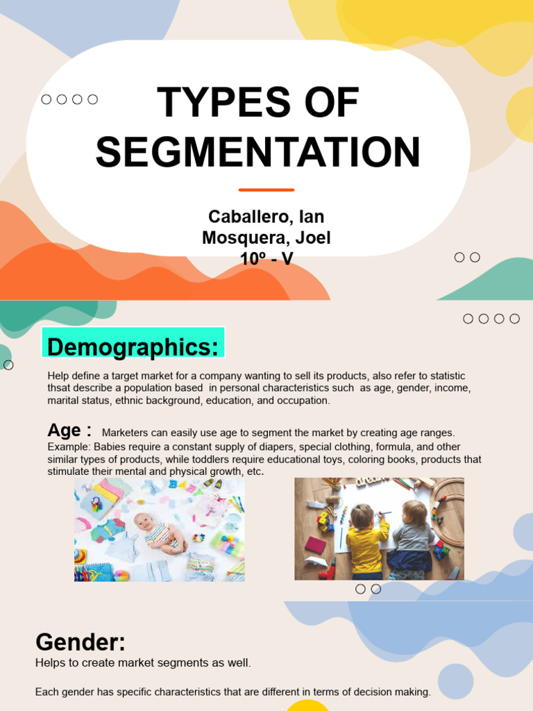 Marketing Types of Segmentation | PDF | Market Segmentation | Brand