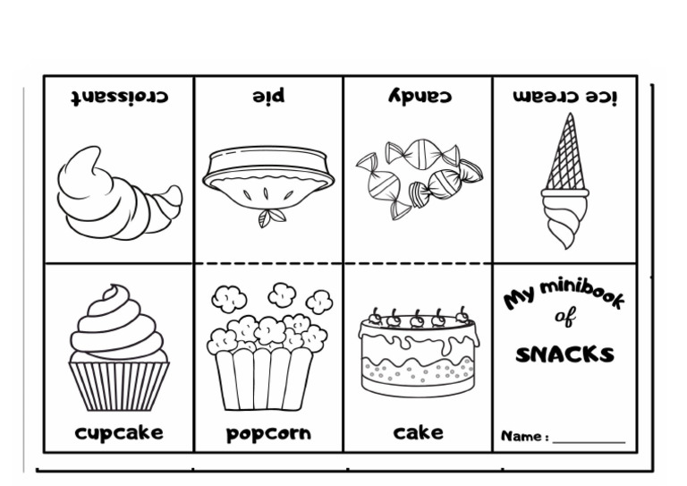 lembaran mini book food | PDF