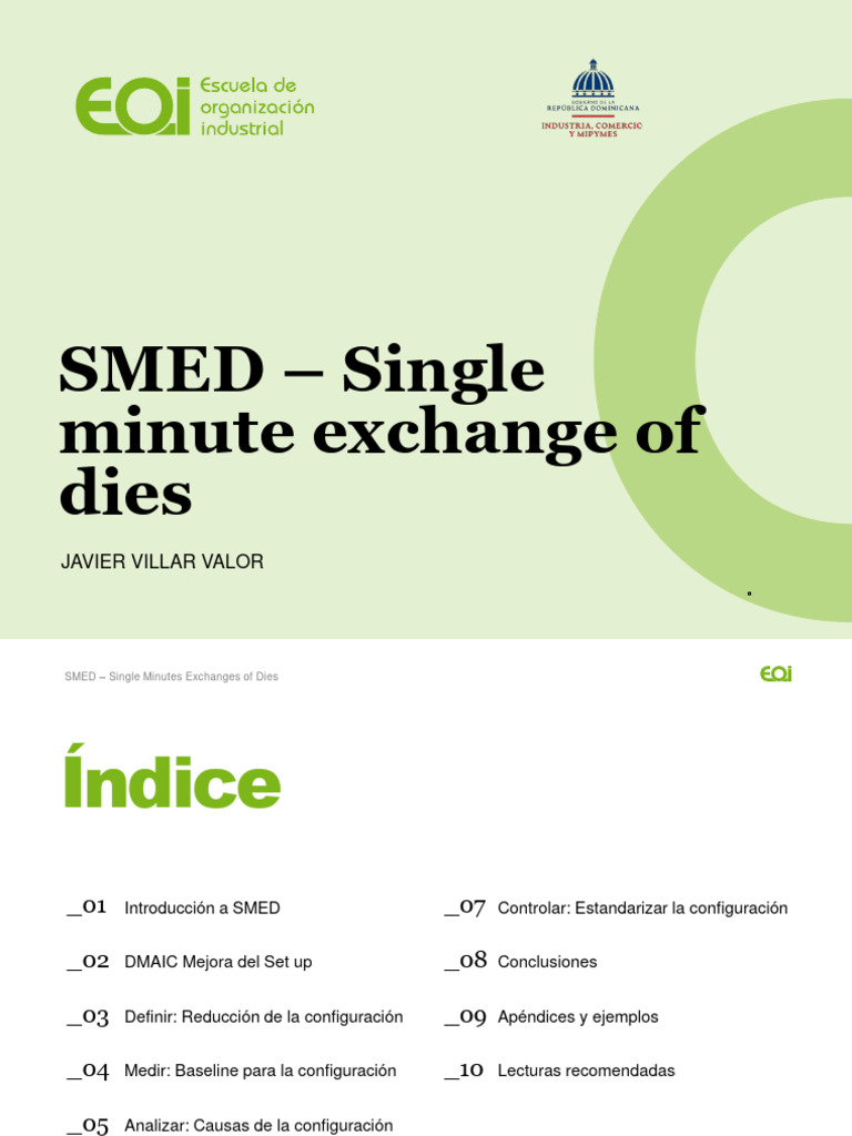 SMED y Quick Changeover | PDF | Tornillo | Herramientas