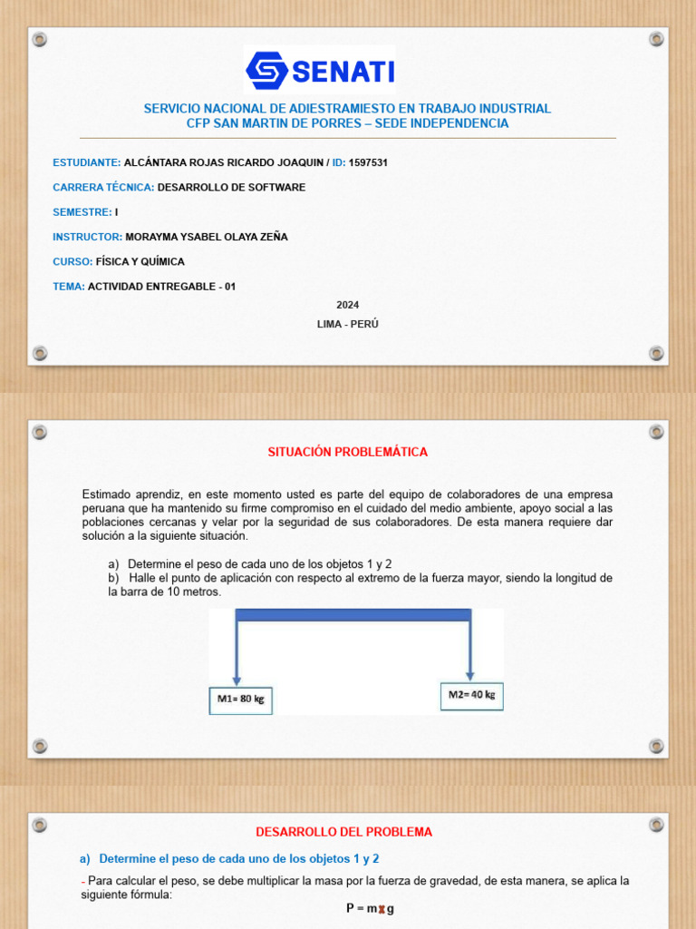 Entregable 1 Fisica - Quimica | PDF