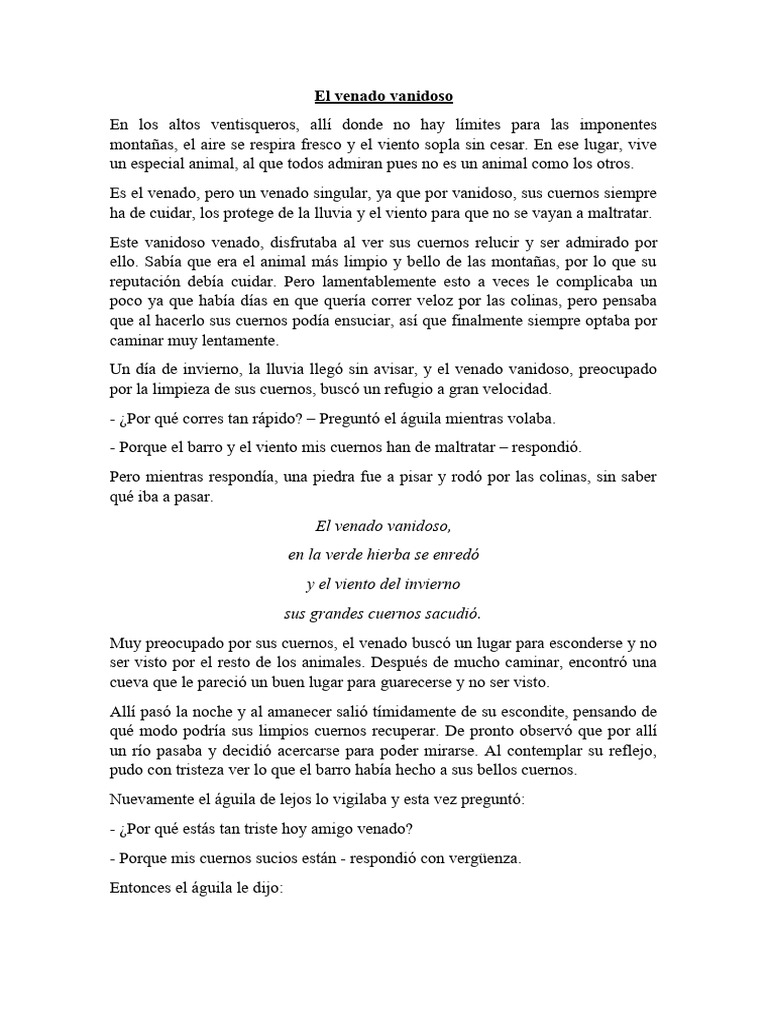 Cuento Letra V | PDF | Ciencias sociales | Hogar, jardinería y bricolaje