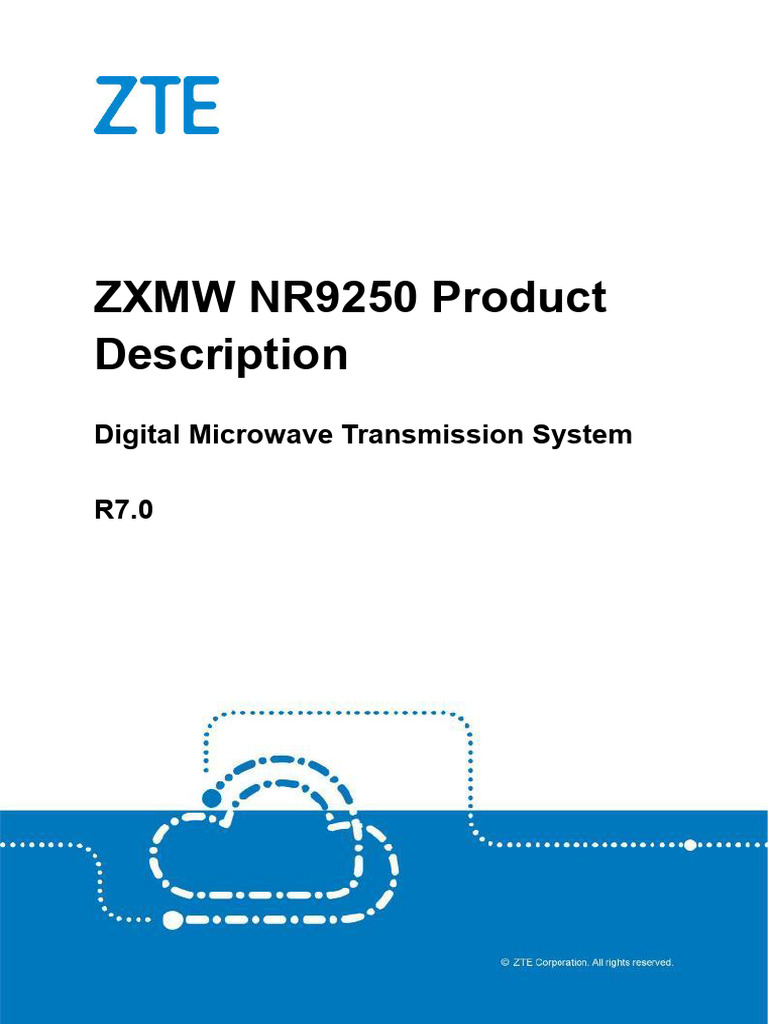 ZTE NR9250 Product Description | Download Free PDF | Modulation | Computer Network