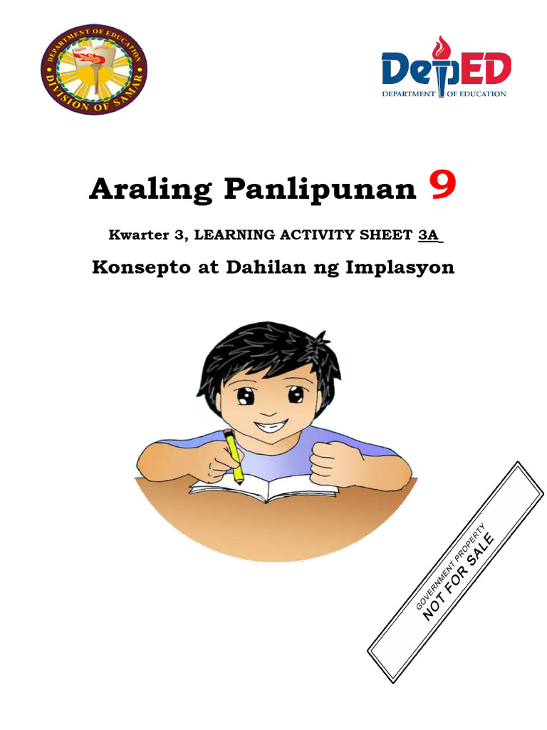 Final - AP 9 - Q3 LAS 3A (WEEK 4) Konsepto at Dahilan NG Implasyon | PDF