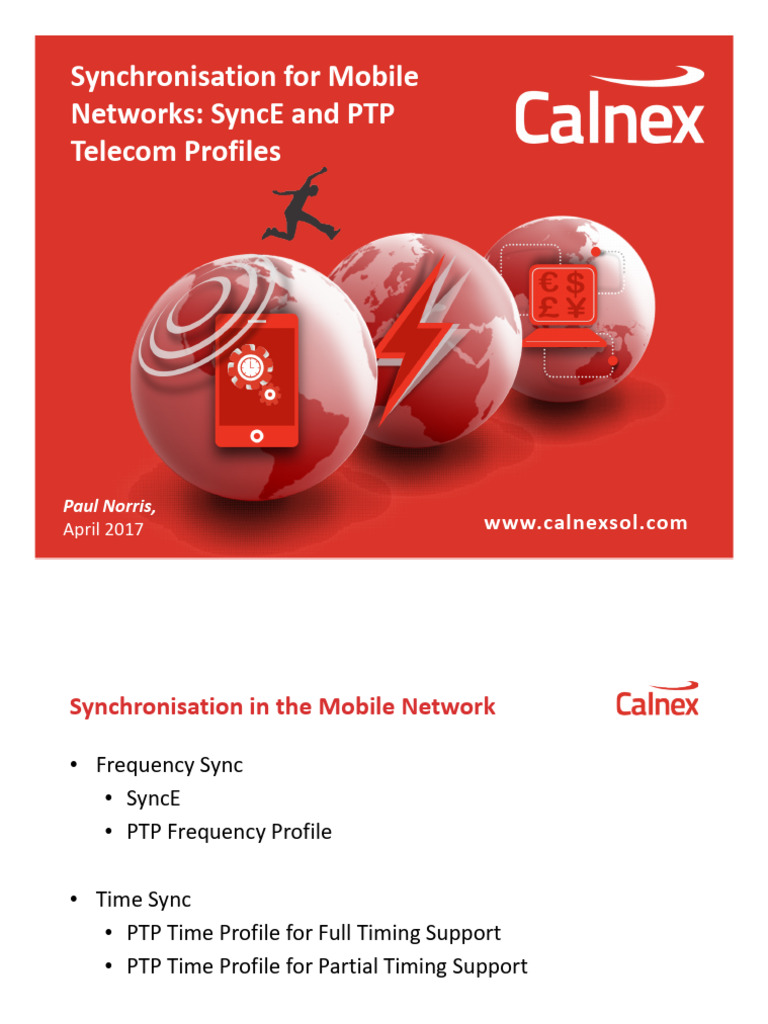 SyncE and PTP Telecom Profiles | PDF | Physical Layer Protocols | Computer Networking