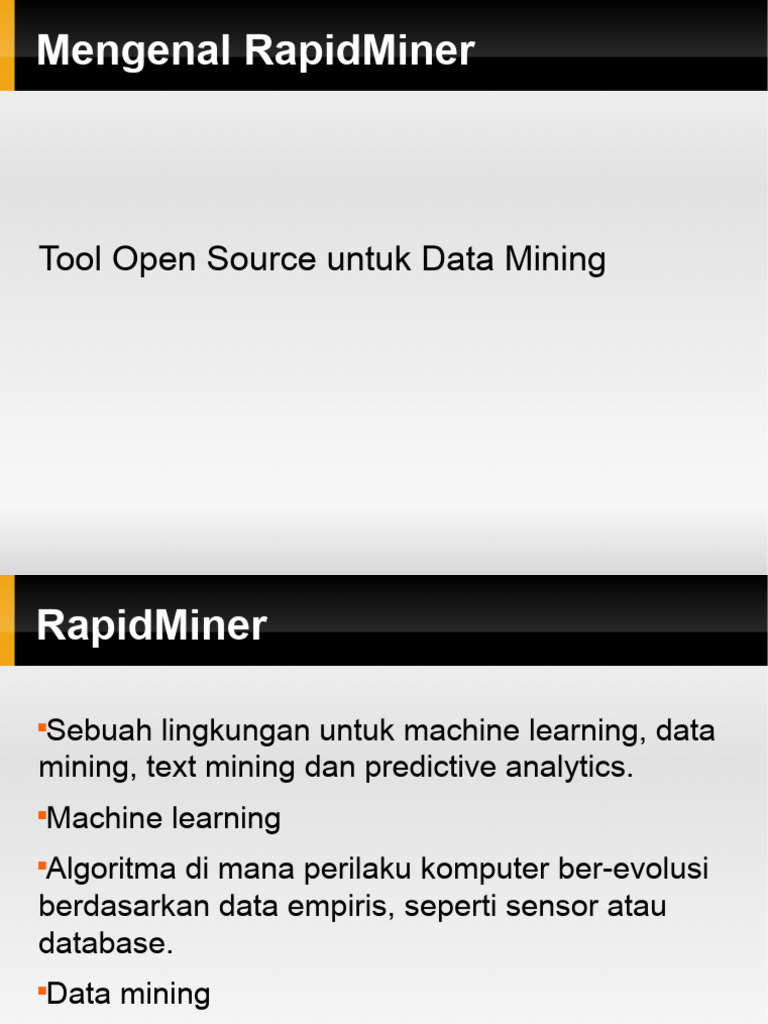 Rapid Miner | PDF